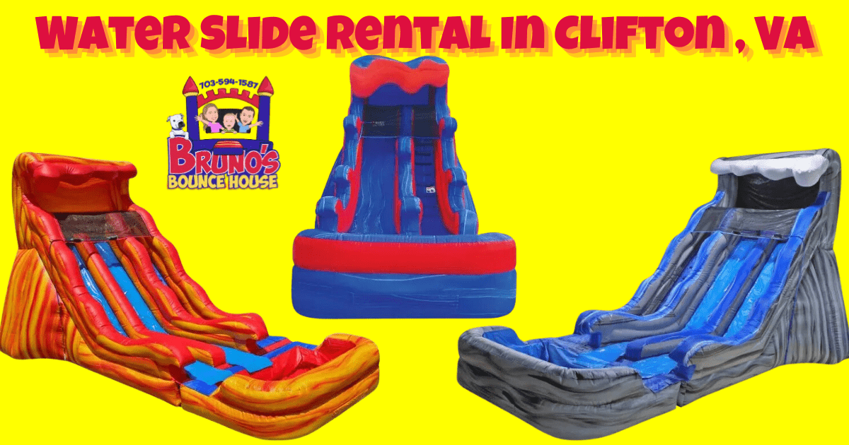 #1 Epic Water Slide Rental In Clifton, VA - Bruno's Bounce